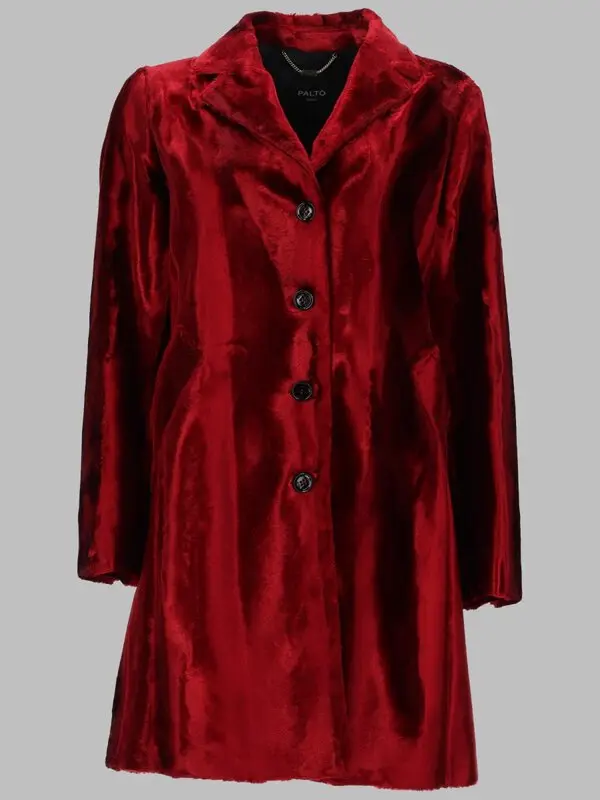 PALTO' Trench Coat - Red