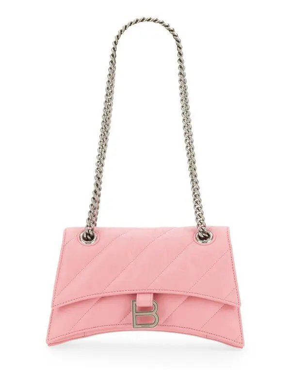 Balenciaga Quilted Crush Calfskin Small Chain Bag