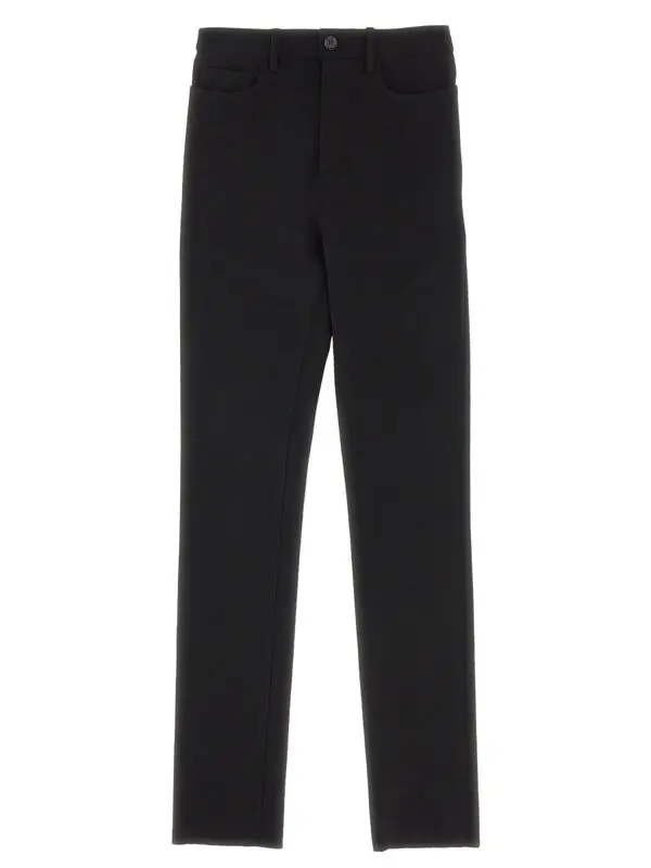 Balenciaga Cotton Denim Skinny Leg Jeans - Black