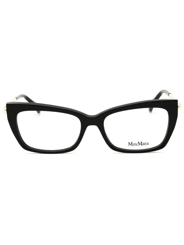 Max Mara Cat Eye Eyeglasses - 092 - Blue/other/clear Demo Lens
