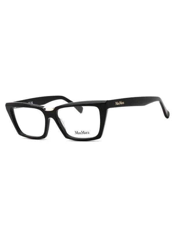Max Mara Cat Eye Eyeglasses - Shiny Blue/clear Demo Lens