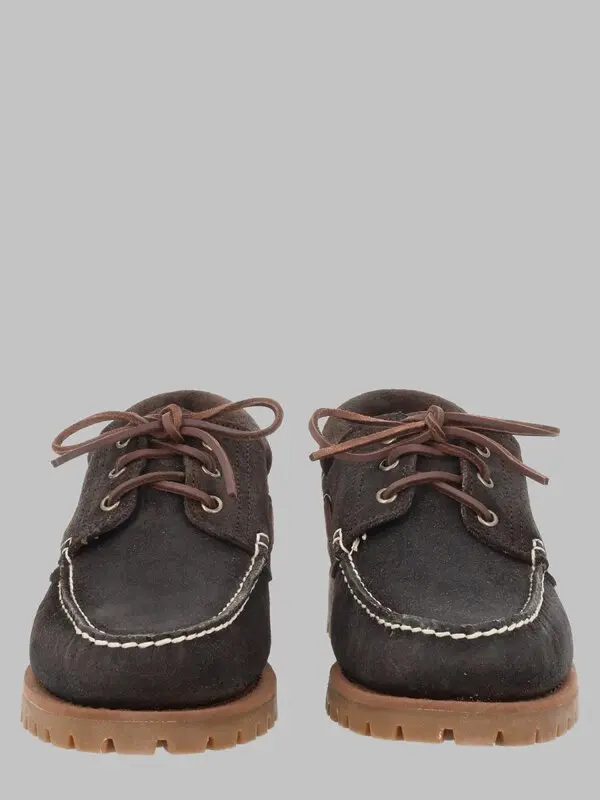 SEBAGO Suede Moc Toe Lug Sole Lace-up Shoes