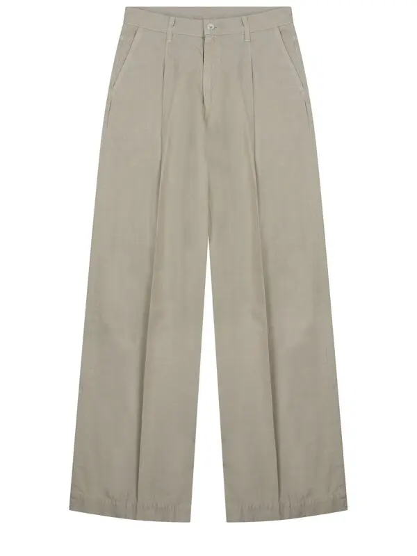 NINE:INTHE:MORNING Cotton "ottavia" Trousers - Beige