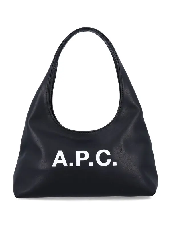 A.p.c. Small Ninon Shoulder Bag - Nero