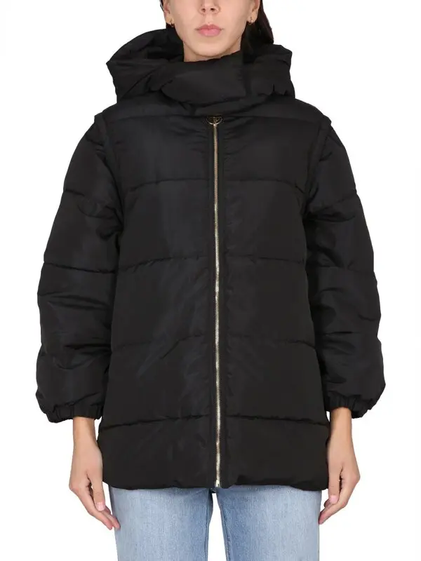 PATOU Mini Sports Jacket With Zip Closure - Black