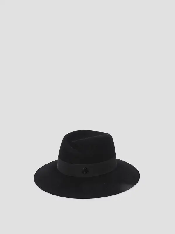 MAISON MICHEL Timeless Waterproof Felt Hat - Black