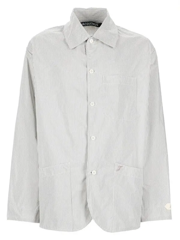 Jacquemus Striped Shirt Jacket