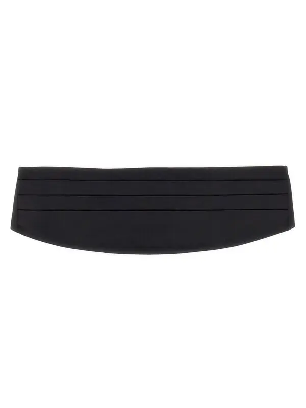 Dolce & Gabbana Silk Satin Cummerbund - Black