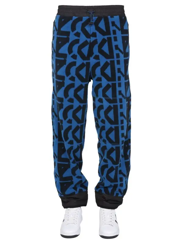 Kenzo Monogram-print Fleece Track Pants
