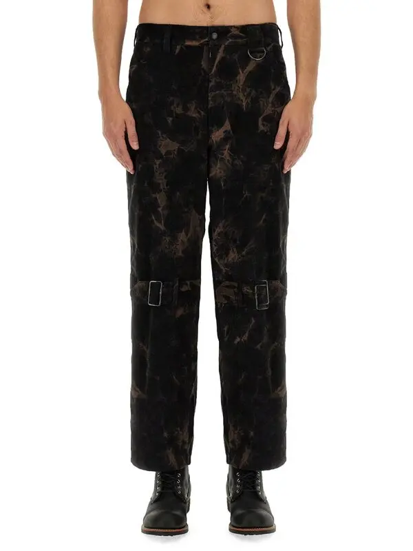 AIE Dobby Cotton Ribbed Pants - Black