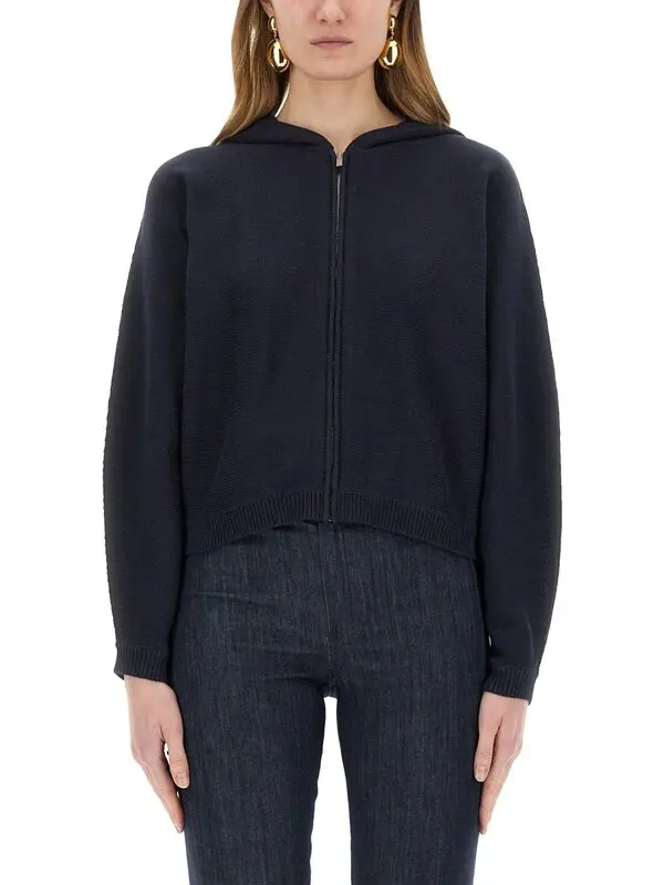 Theory Knit Full Zip Hoodie