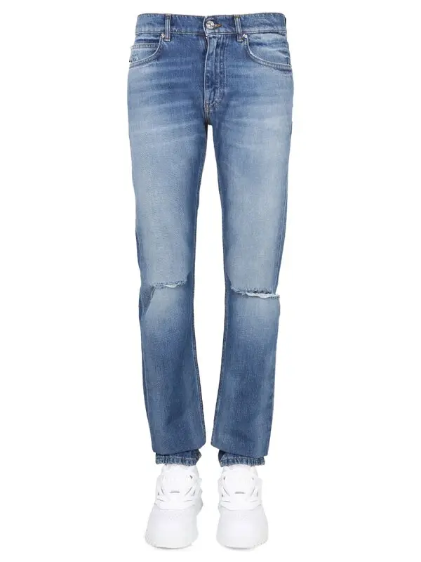Versace Patch Logo Jeans