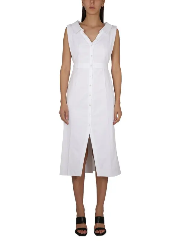 Alexander McQueen Sleeveless Shirt Dress