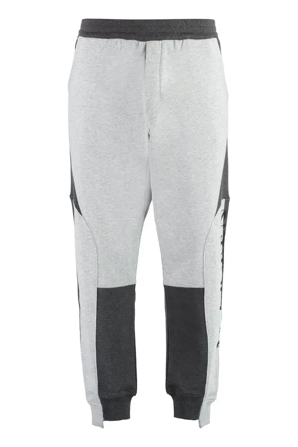 Alexander McQueen Logo Printed Colourblock Track Pants