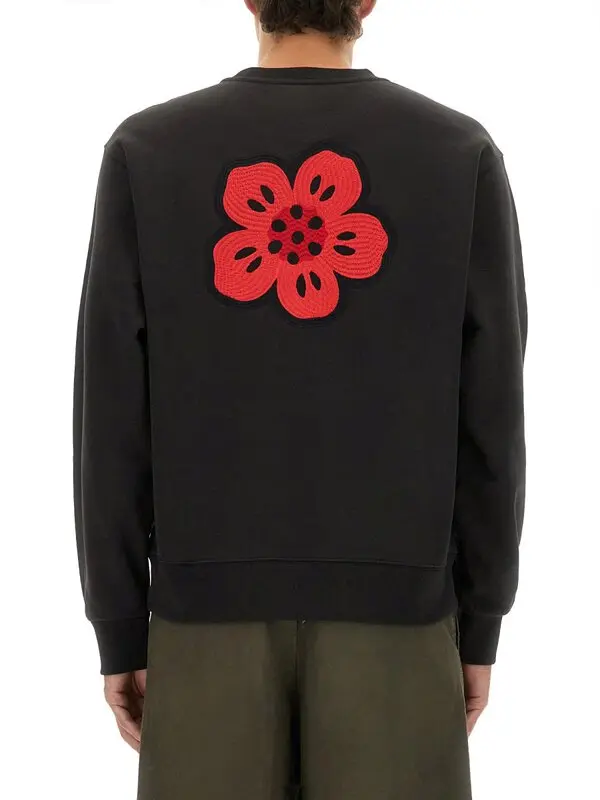 Kenzo Crewneck Sweatshirt With Boke Flower Print