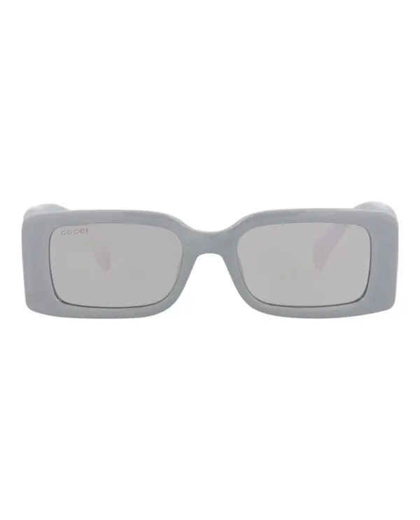 Gucci Rectangle Sunglasses - Silver