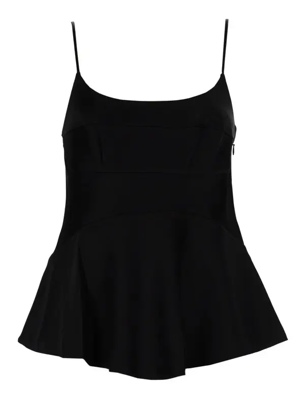 Theory Raso Top With Spaghetti Straps - Black