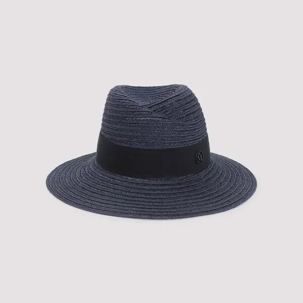 MAISON MICHEL Virginie Straw Fedora Hat