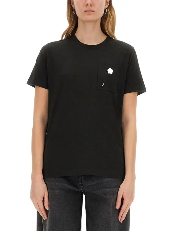 Kenzo Mini Floral Pin Cotton T-shirt