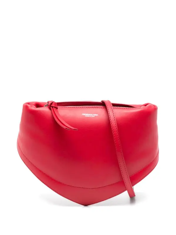 FEDERICO CINA Mini Thembskin Handbag With Reinforced Handle And Zip Closure