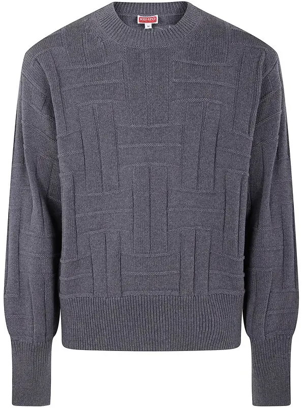 Kenzo Sustainable Knit Jumpsuit - Middlegrey