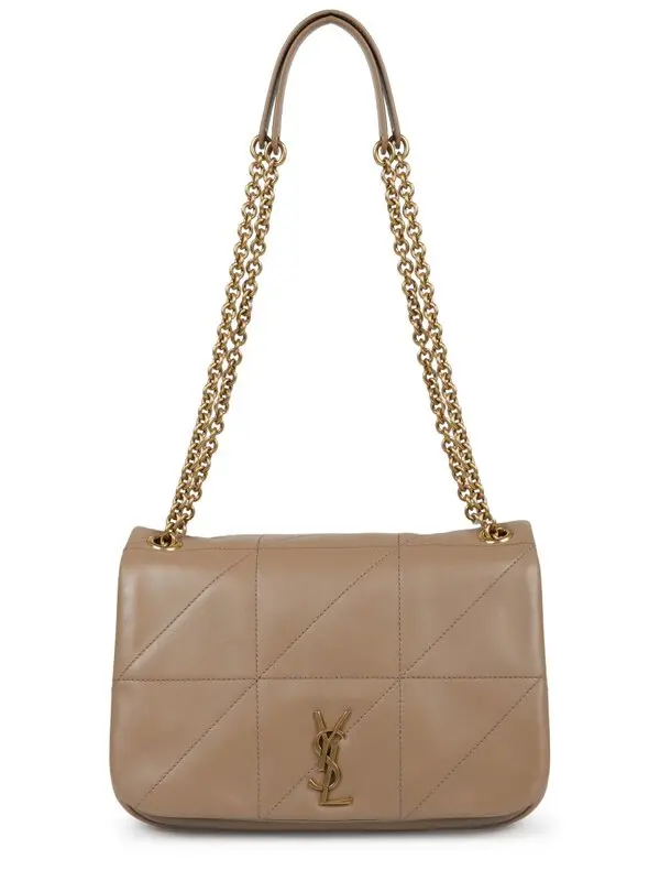 Saint Laurent Quilted Mini Shoulder Bag With Chain Strap