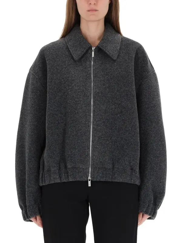 Helmut Lang Shell Bomber - Grey