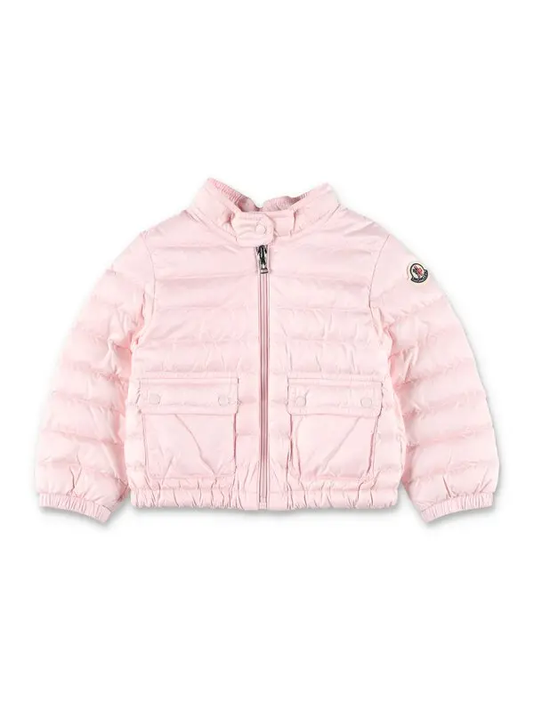 Moncler Packable Down Jacket With Quilted Design - Pink