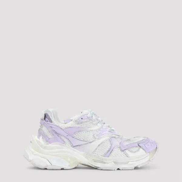 Balenciaga Nylon And Mesh Runner 2 Sneakers - Grey