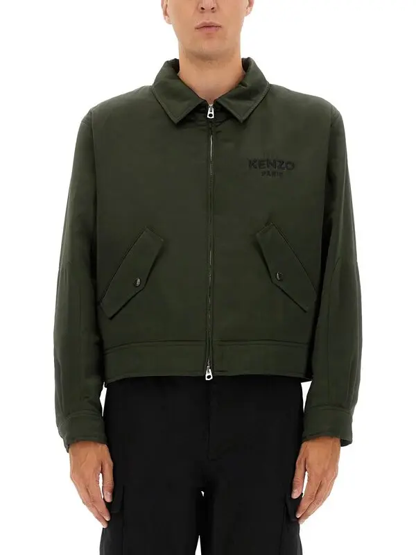 Kenzo Boke Flower Blouson Jacket - Green