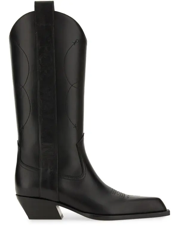 Off-White For Walking Texan Ankle Boots For - Black