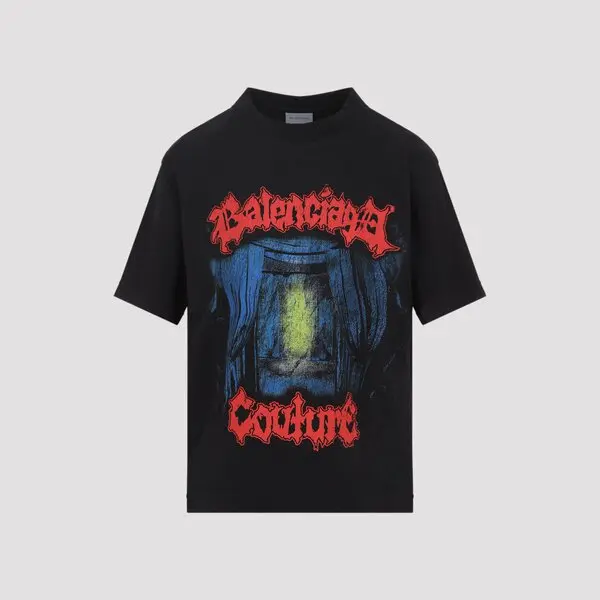 Balenciaga Medium Fit T-shirt With Script Logo