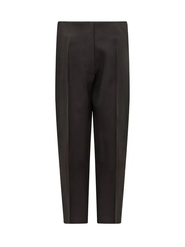 CALCATERRA Fluid Cropped Trousers - Black