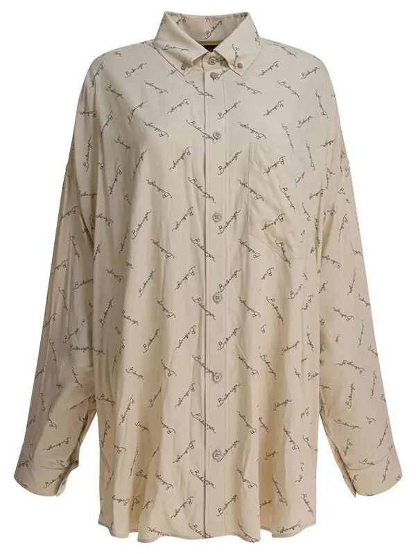 Balenciaga Printed Viscose Shirt