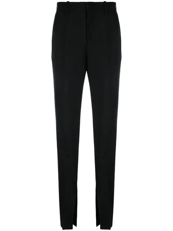 Gucci Morsetto Trousers In Mohair And Wool Blend - Black