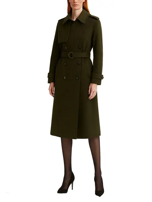 Michael Kors Wool Blend Belted Coat