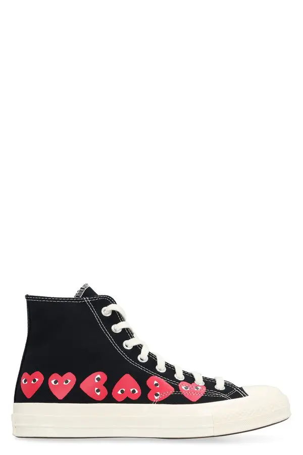 CONVERSE X COMME DES GARONS PLAY Chuck 70 High Top Sneakers