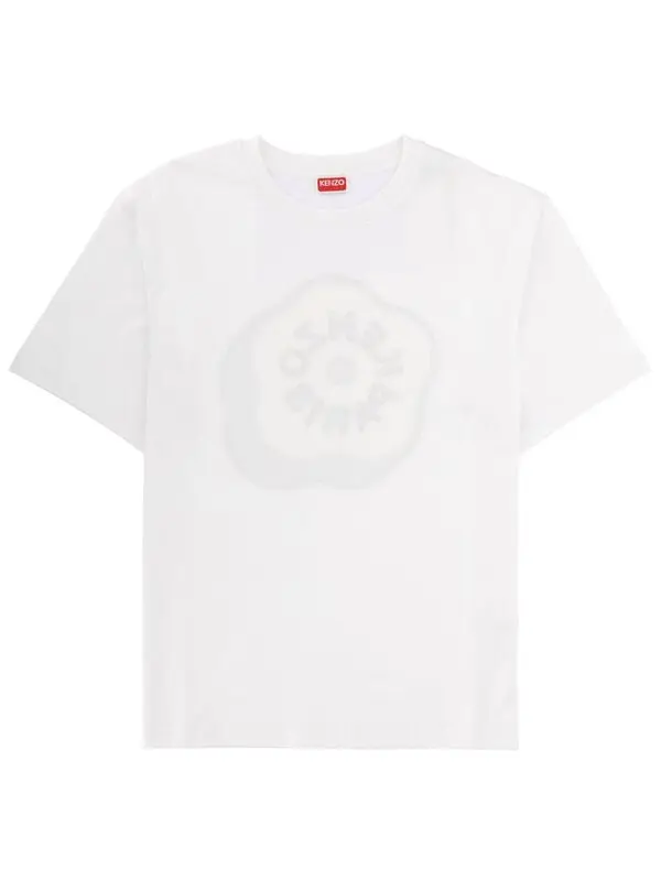 Kenzo Boke Flower 2.0' Embroidered Oversized T-shirt In Cotton - White