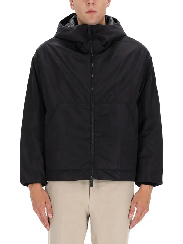 Premiata Hooded Zip-fastening Jacket - Black