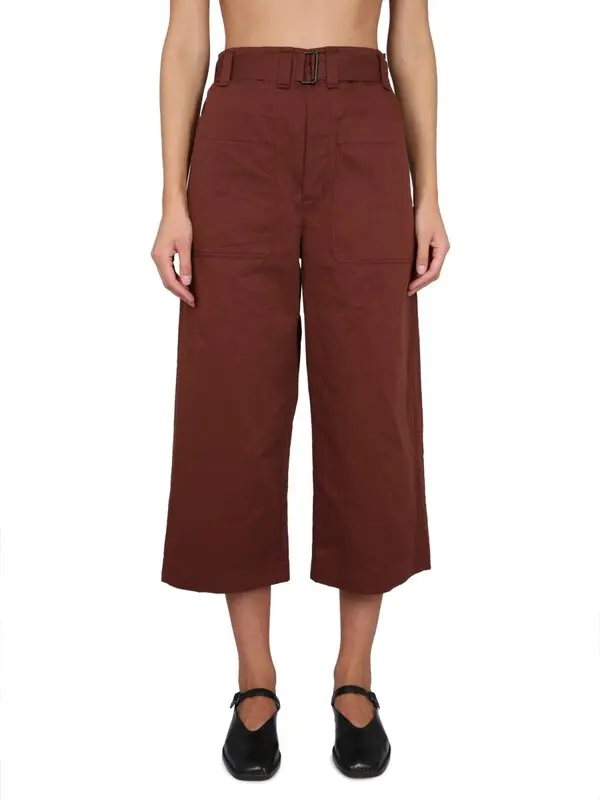 LEMAIRE Cropped Belted Pocket Pants