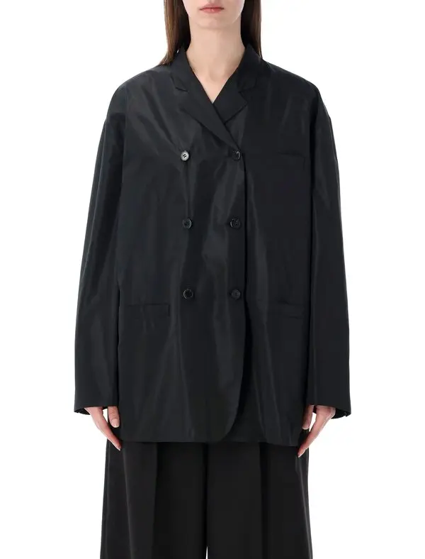 Prada Double-breasted Technical Taffeta Jacket