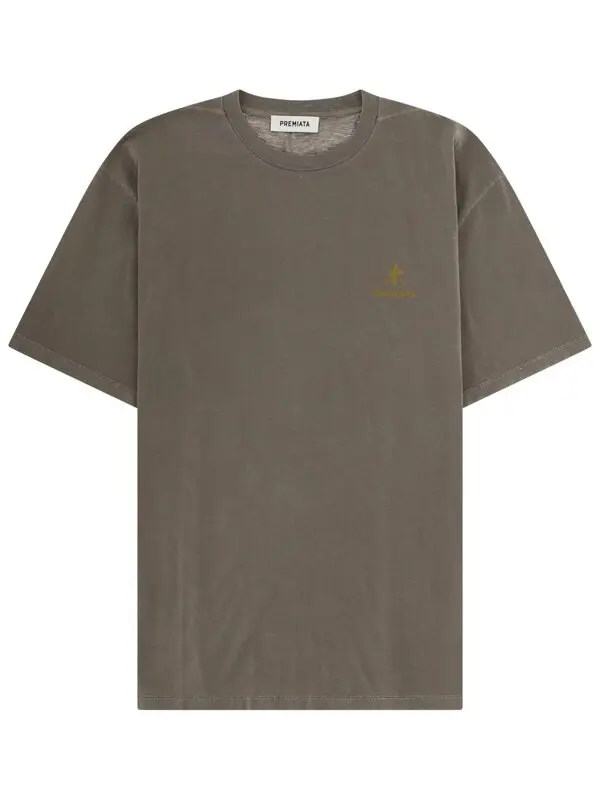 Premiata Cotton Logo T-shirt - Grey