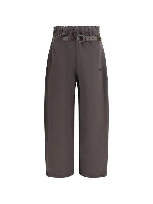 MAGLIANO Embroidered Logo Belted Trousers