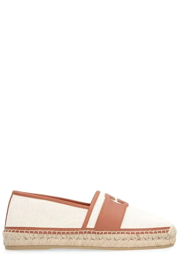 Gucci Logo Cut-out Slip-on Espadrilles