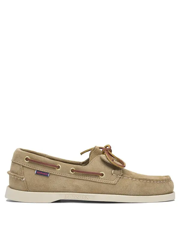 SEBAGO Classic Suede Loafers - Beige