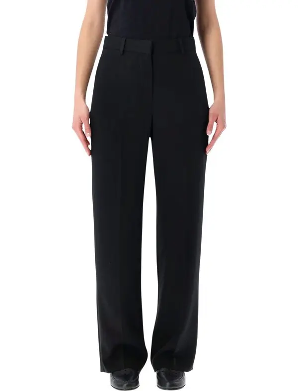 Isabel Marant Étoile Wide Tapered Leg Trousers - Black