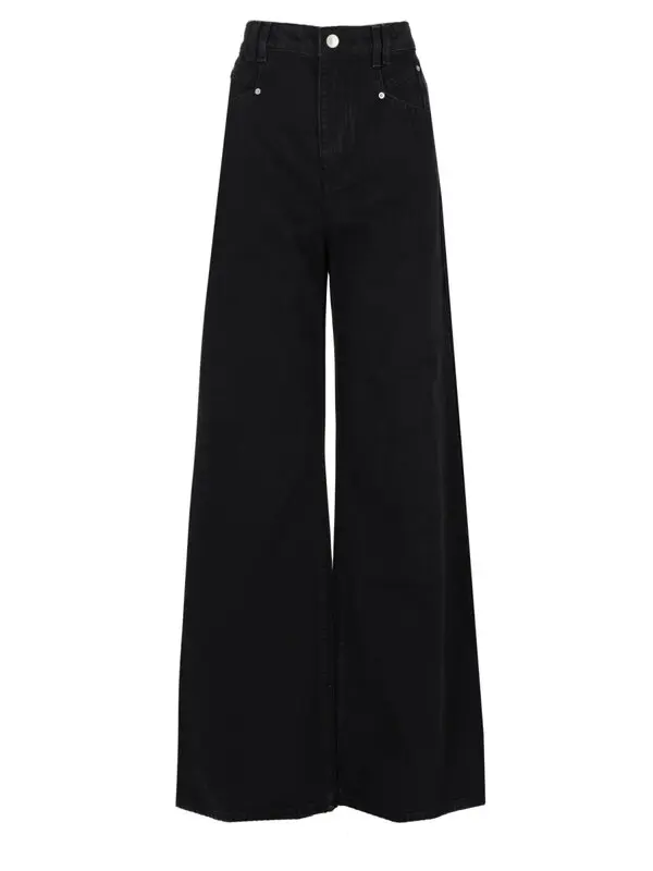 Isabel Marant Étoile Lemony" Cotton Denim Pants - Black