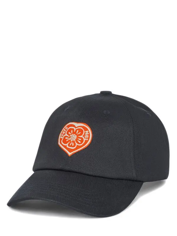 Kenzo Embroidered Cotton Baseball Cap - Black