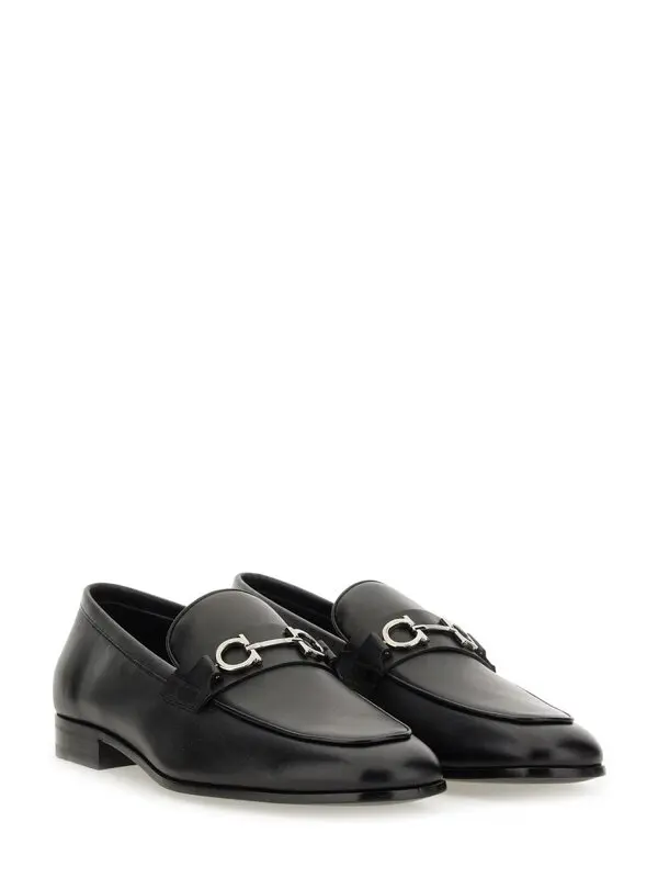 FERRAGAMO Moccasin With Gancini Ornament