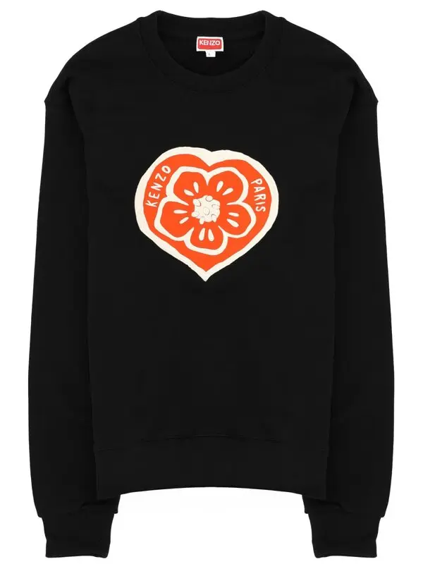 Kenzo Graphic Crewneck Sweatshirt - Black